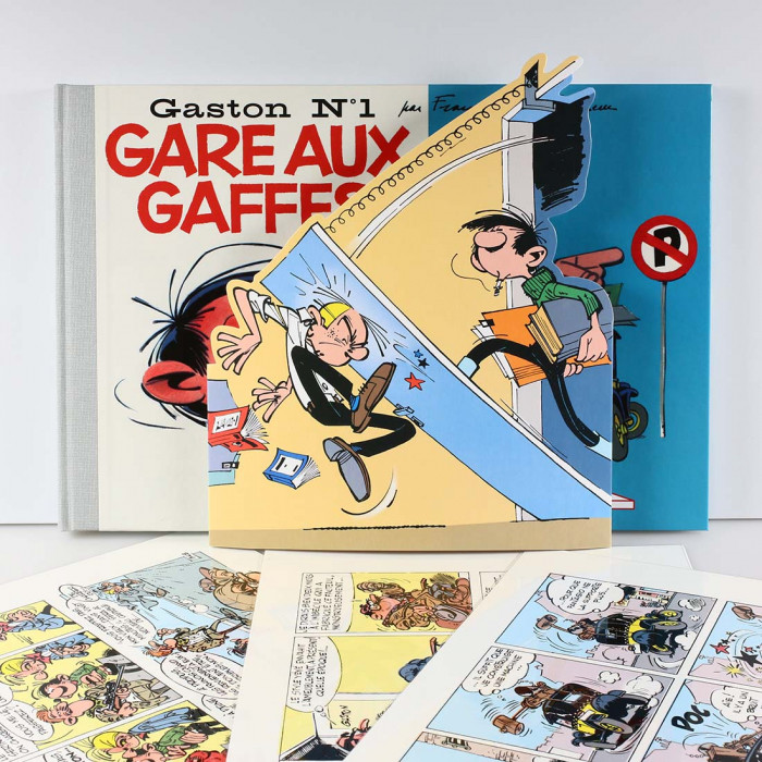 Gaston à l'italienne Tirage de luxe - tome 1 : Gaston Lagaffe Gare aux ...
